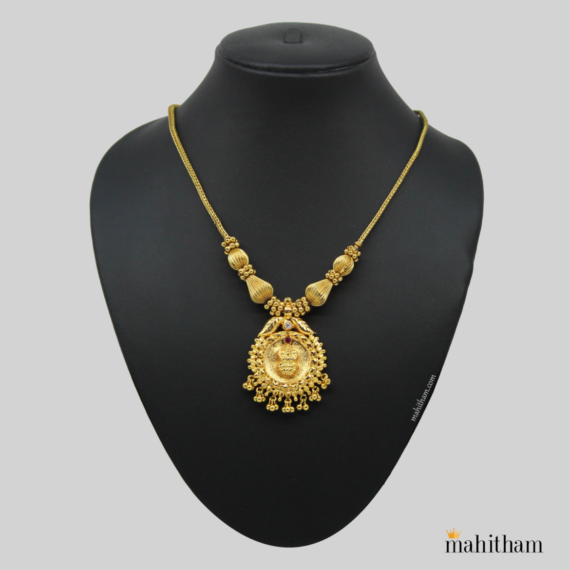 Lord Krishna Palakka One Gram Gold Pendant Chain MG-1080 - Mahitham ...