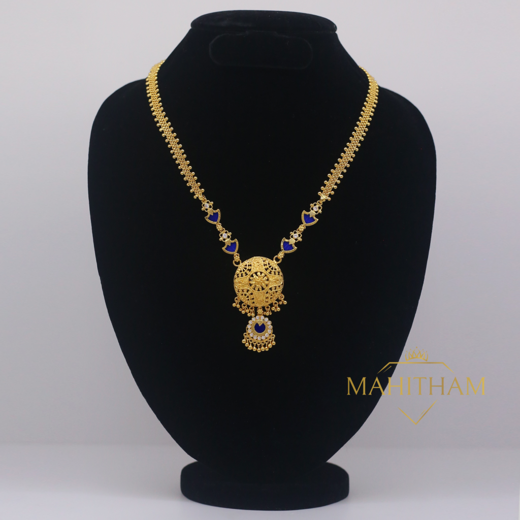Gorgeous One Gram Gold Designer Locket With Urvashi Chain MG-1014 ...